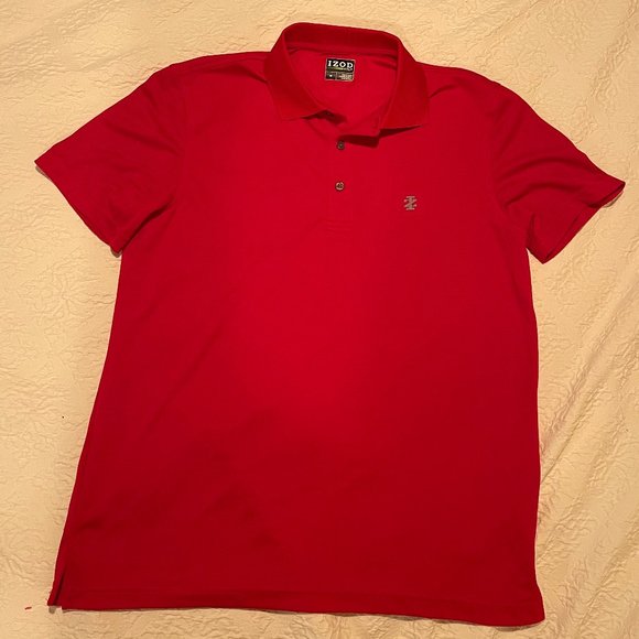 Izod | Shirts | Izod Red Golf Shirt | Poshmark